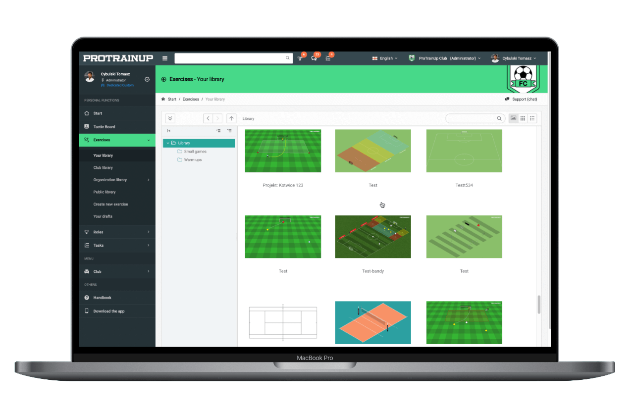 ProTrainUp - Sistema de Gestión de Clubes Deportivos